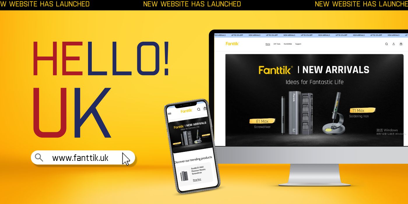 Fanttik UK Website Live | Pay in GBP & Free UK Shipping