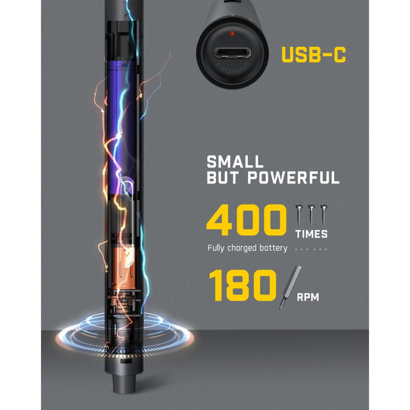 Fanttik E1 PRO Electric Screwdriver - 24 Magnetic Bits