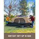FanttikOutdoor Zeta C8 Pro 8 Person Camping Tent-Instant Tent