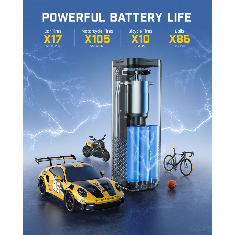 Fanttik X8 APEX™ Tire Inflator - 2X Faster (Upgraded Version)
