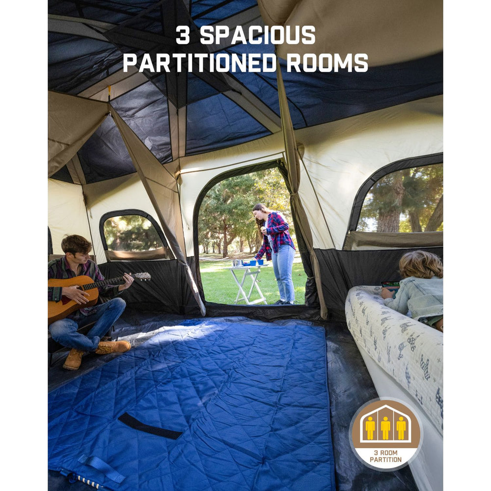 FanttikOutdoor Zeta C12 Pro Max 12 Person Camping Tent-Instant Tent