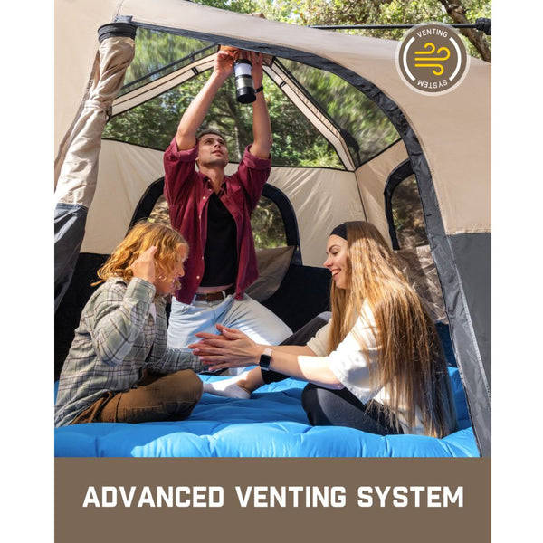 FanttikOutdoor Zeta C6 Pro 6 Person Camping Tent-Instant Tent