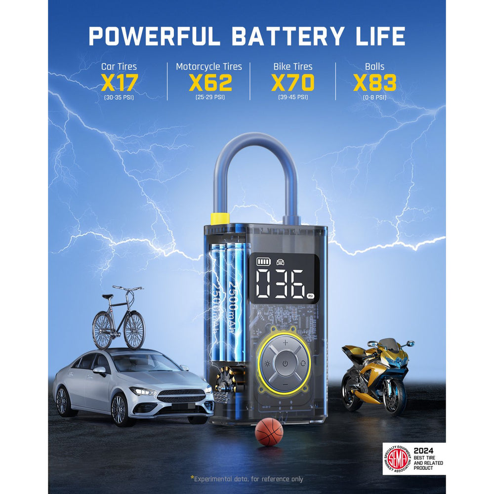 Fanttik X9 Pro Tire Inflator - Portable Car Air Compressor