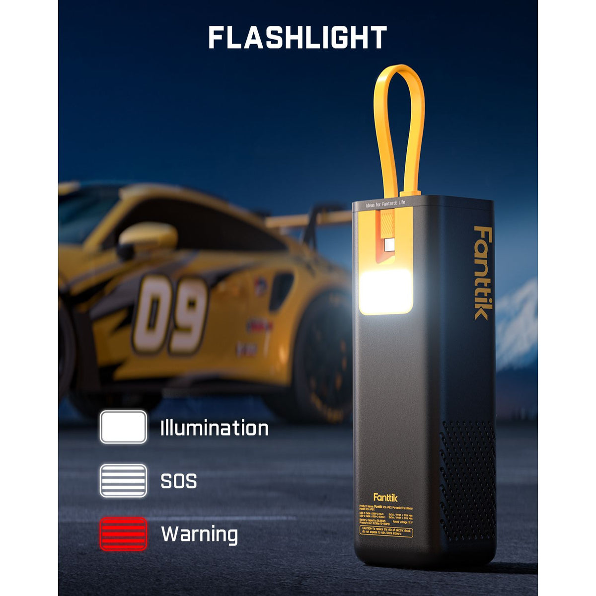 Fanttik X9 APEX Tire Inflator - More Powerful Performance