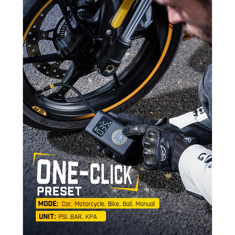 Fanttik X9 Pro Tire Inflator - Portable Motorcycle Air Compressor