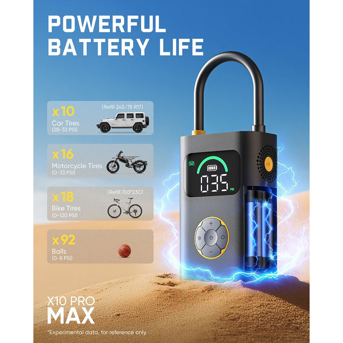 Fanttik X10 Pro Max Tire Inflator - Car Air Compressor