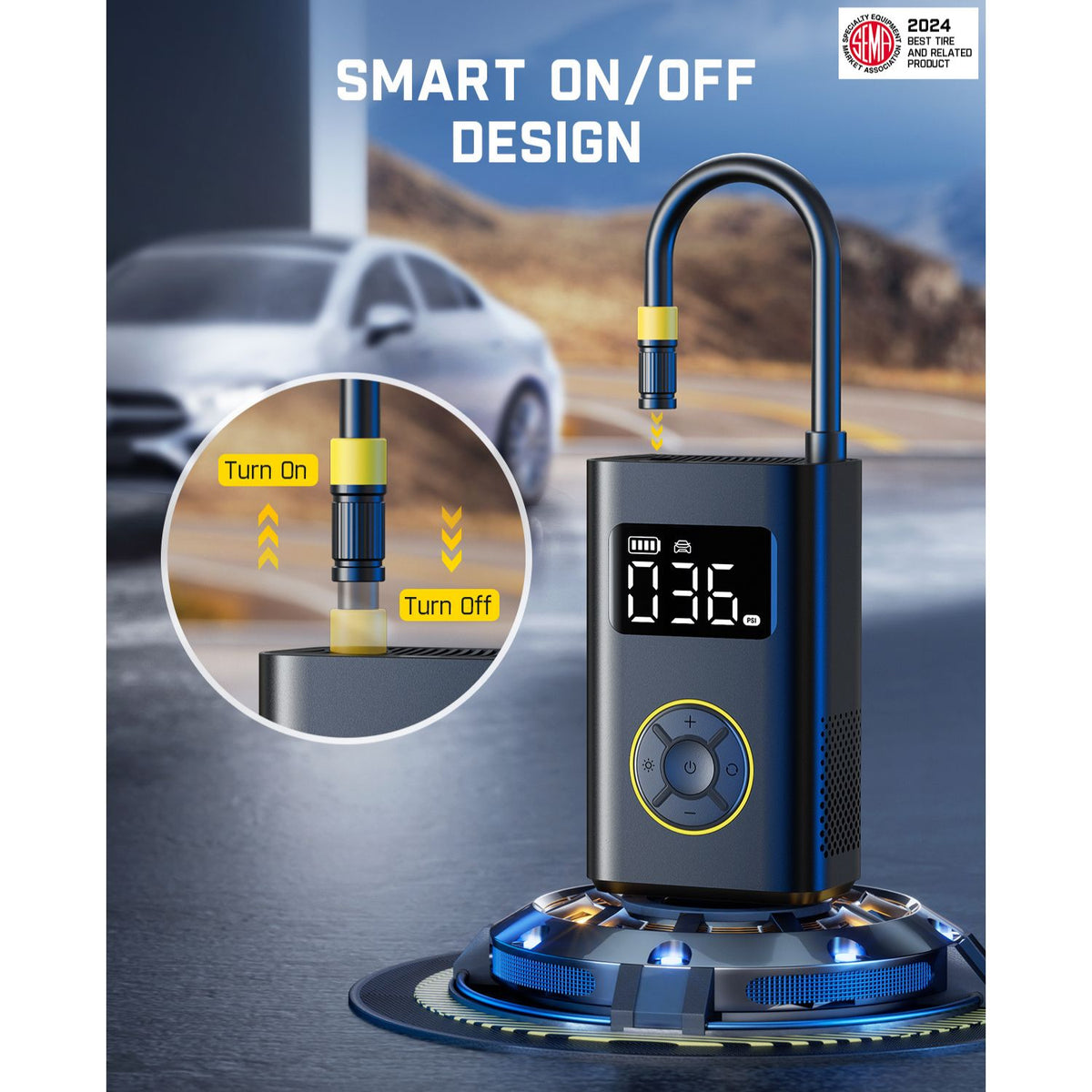 Fanttik X9 Pro Tire Inflator | Portable Car Air Compressor