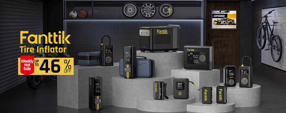 Fanttik portable tire inflator