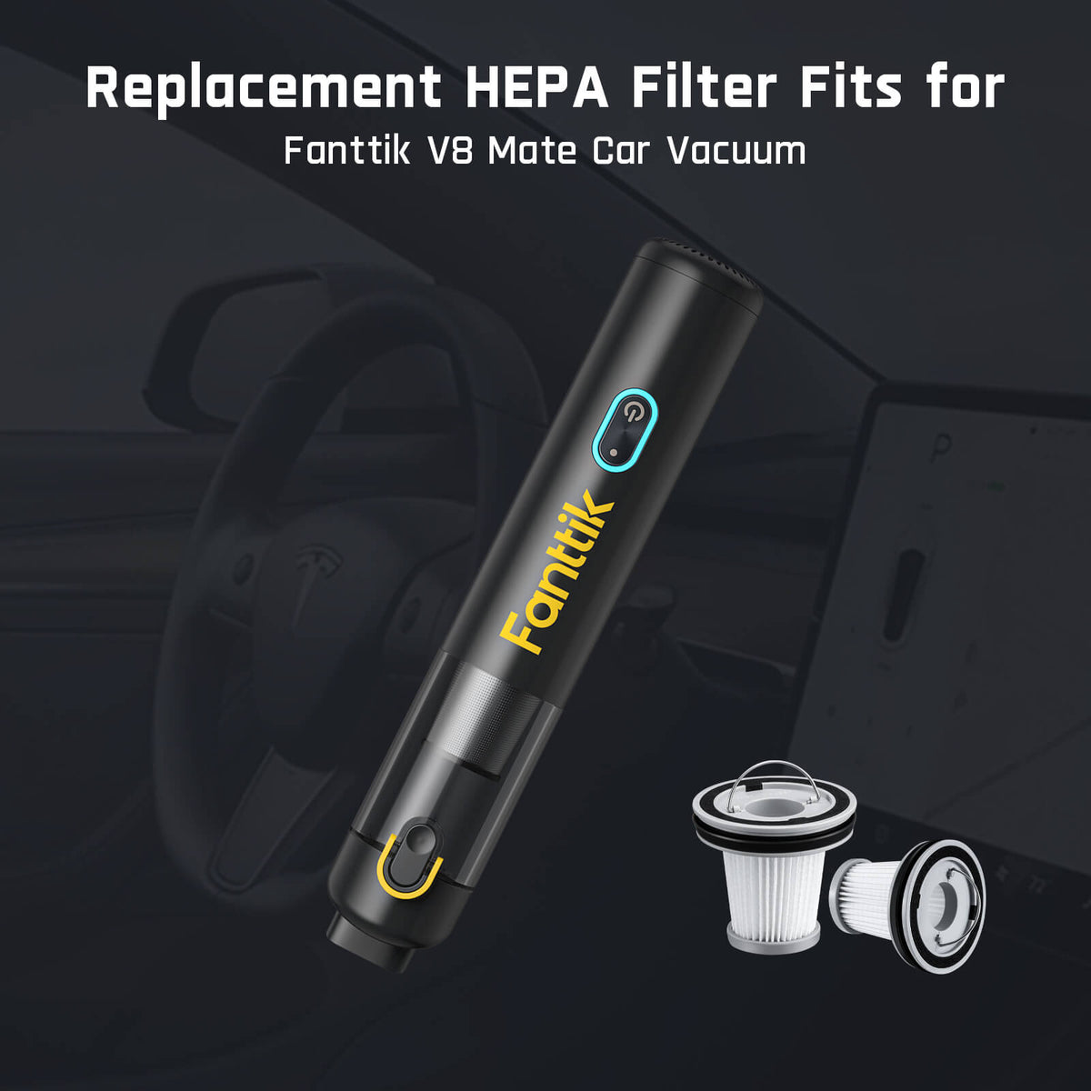 V8 APEX Car Vacuum HEPA Filter - Order now for quality replacement.