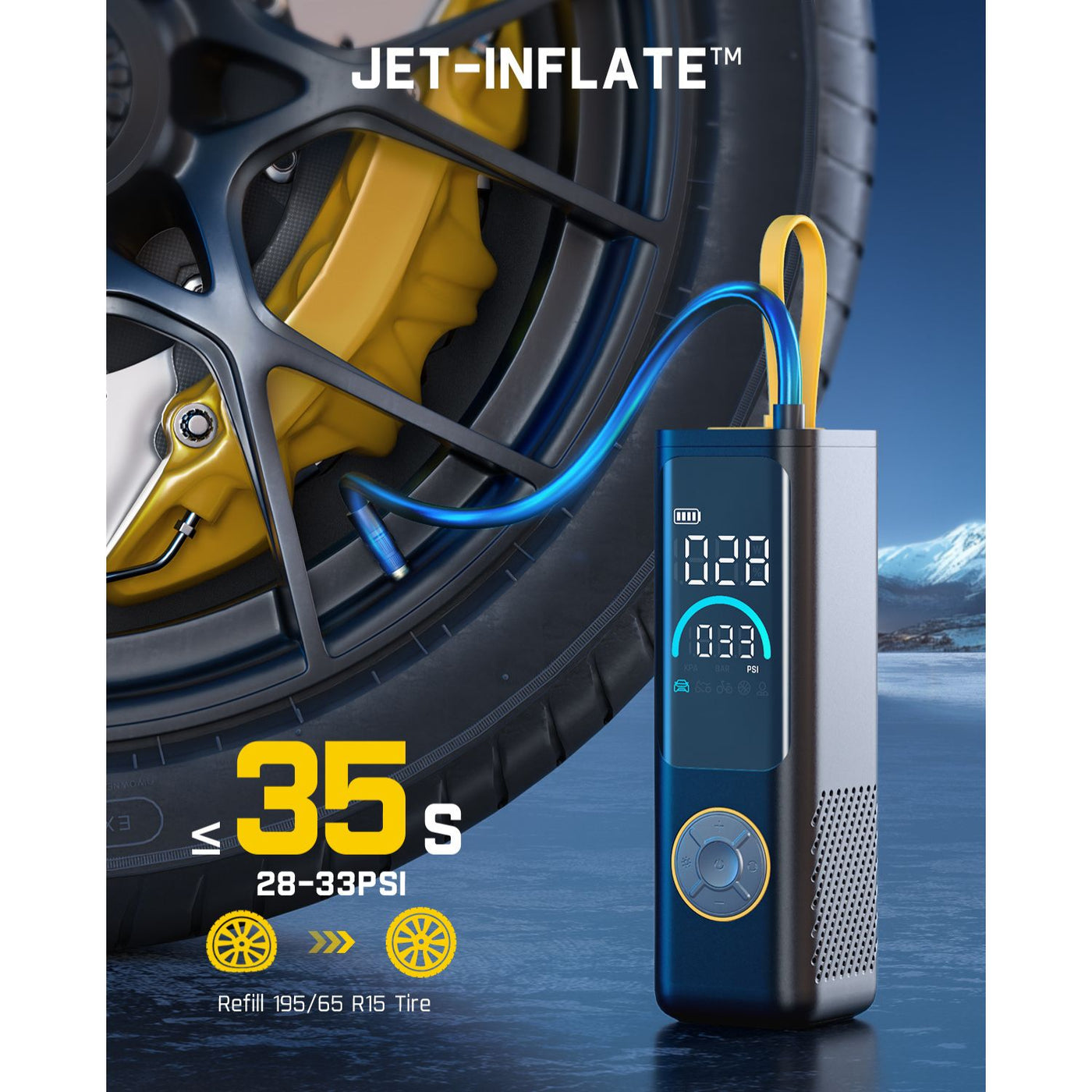 Fanttik X9 APEX Tire Inflator - More Powerful Performance