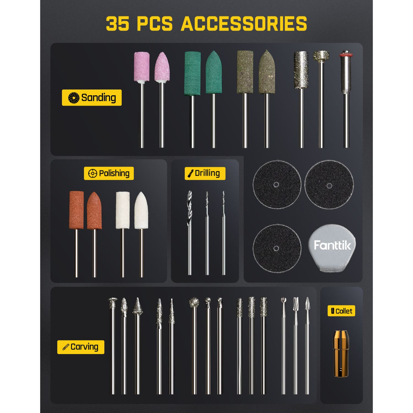 Fanttik F2 Master Cordless Rotary Tool Kit