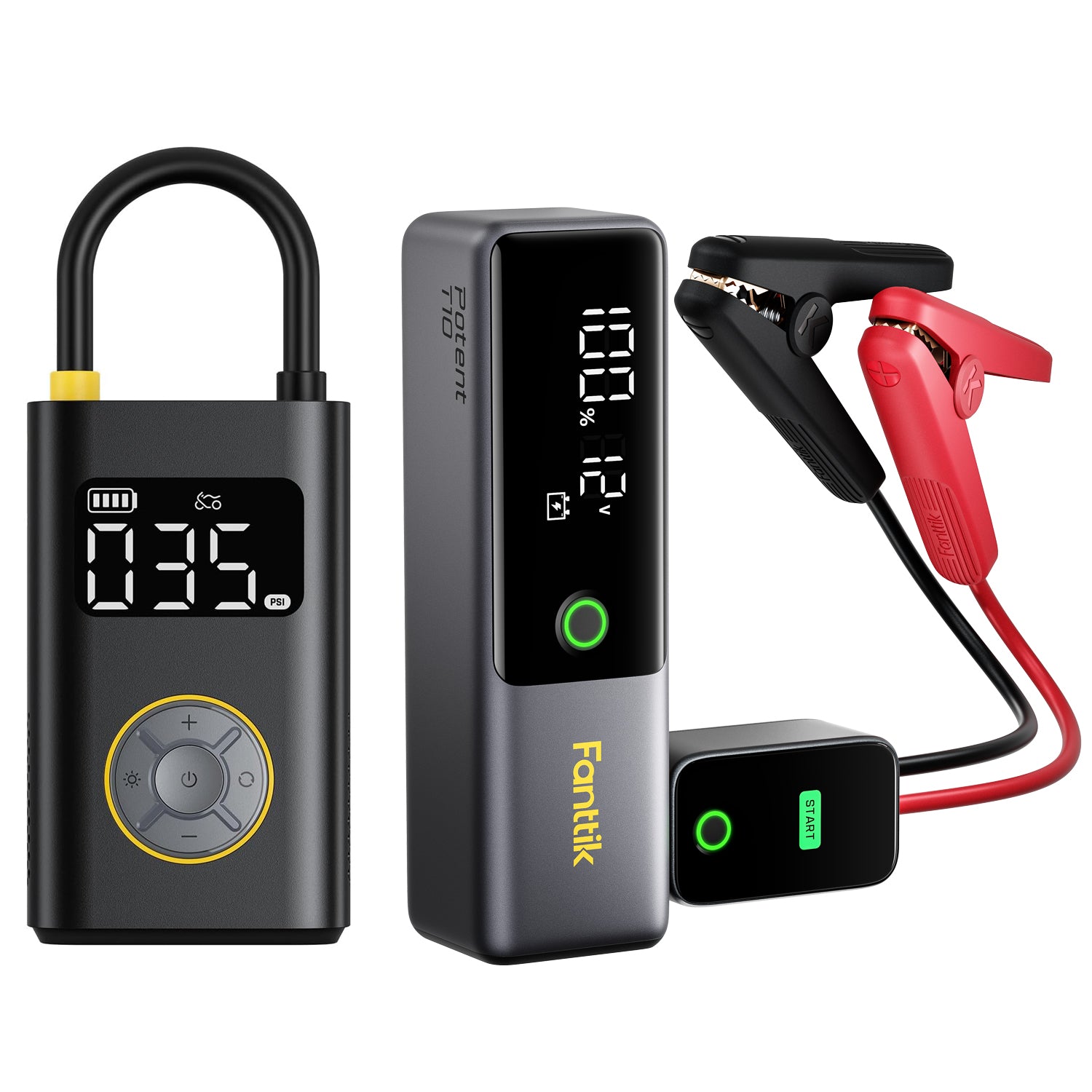 Fanttik X9 Pro Tire Inflator - Portable Motorcycle Air Compressor