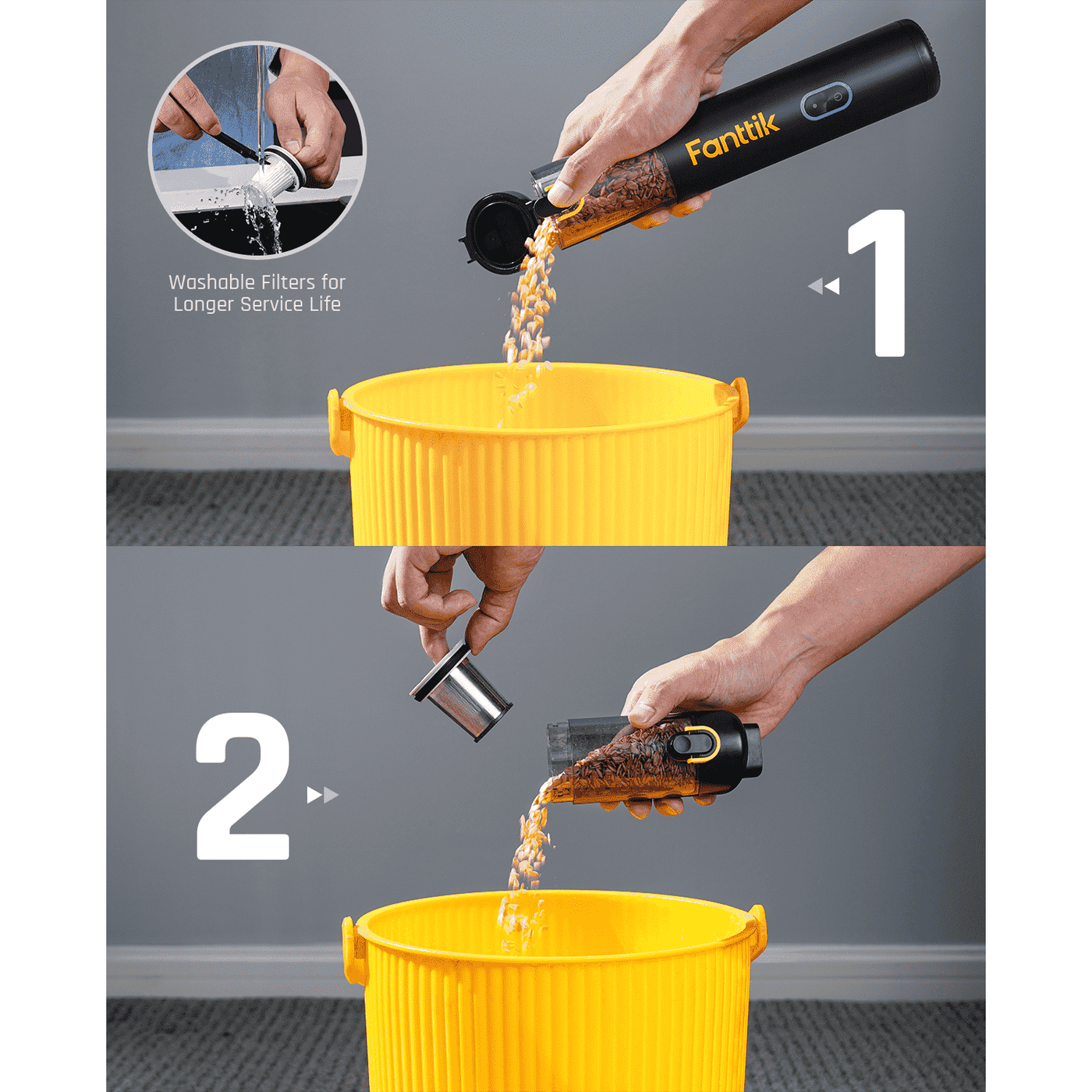 Fanttik V8 Mate Cordless Car Vacuum - Powerful & Efficient